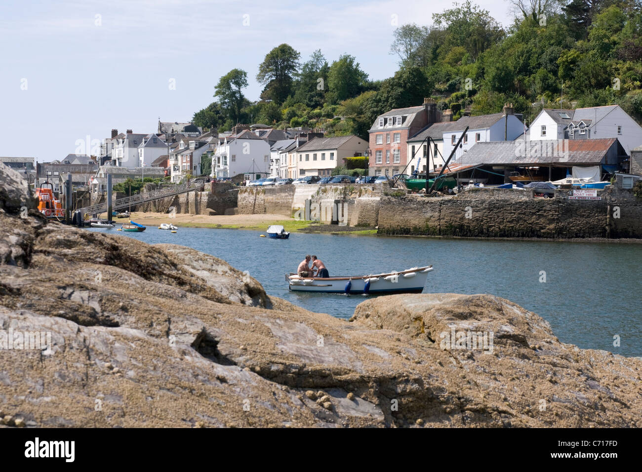 Bodinnick Cornwall Stock Photo - Alamy