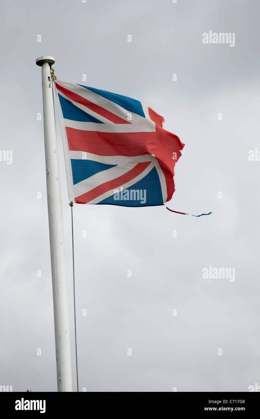 Torn union jack hi-res stock photography and images - Alamy