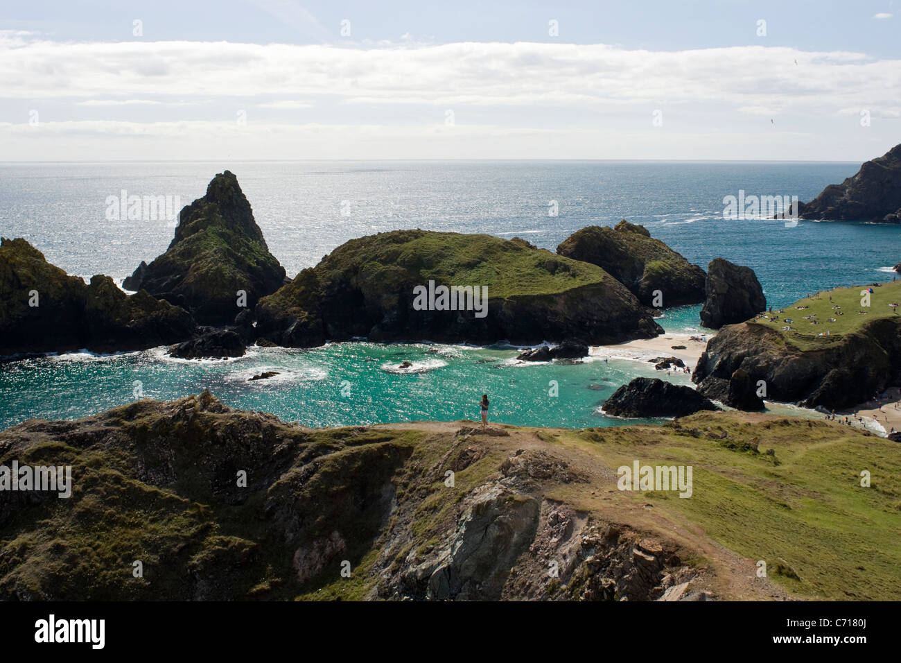Keynance Cove Cornwall England UK Stock Photo - Alamy
