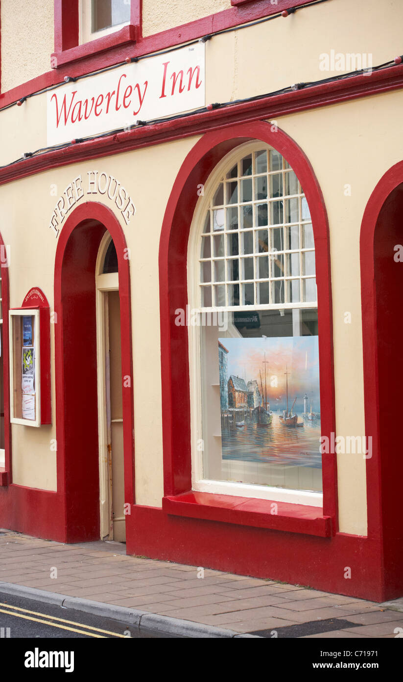 Waverley Inn Free House at Ilfracombe, Devon in August Stock Photo - Alamy