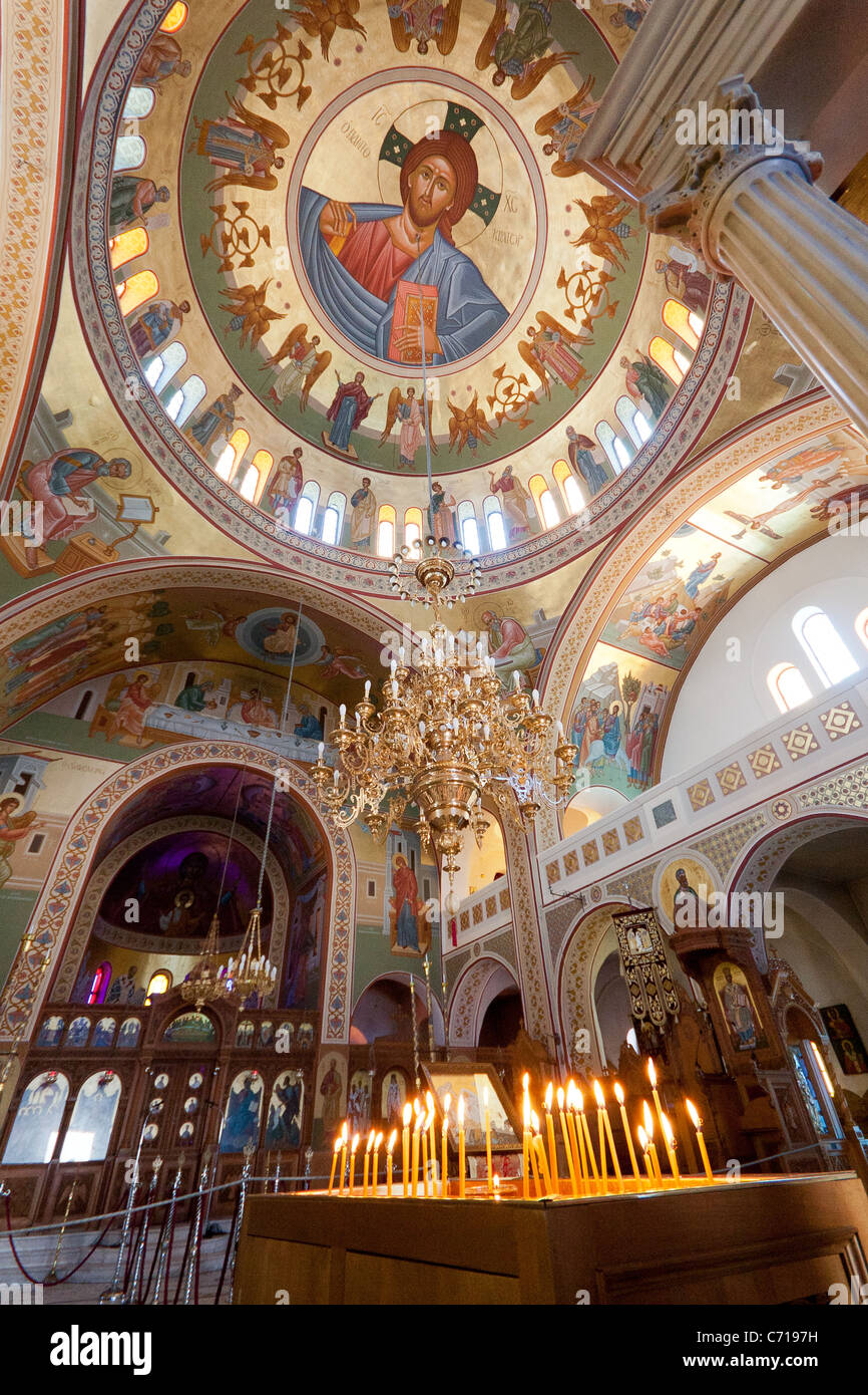 Church interior greece hi-res stock photography and images - Alamy