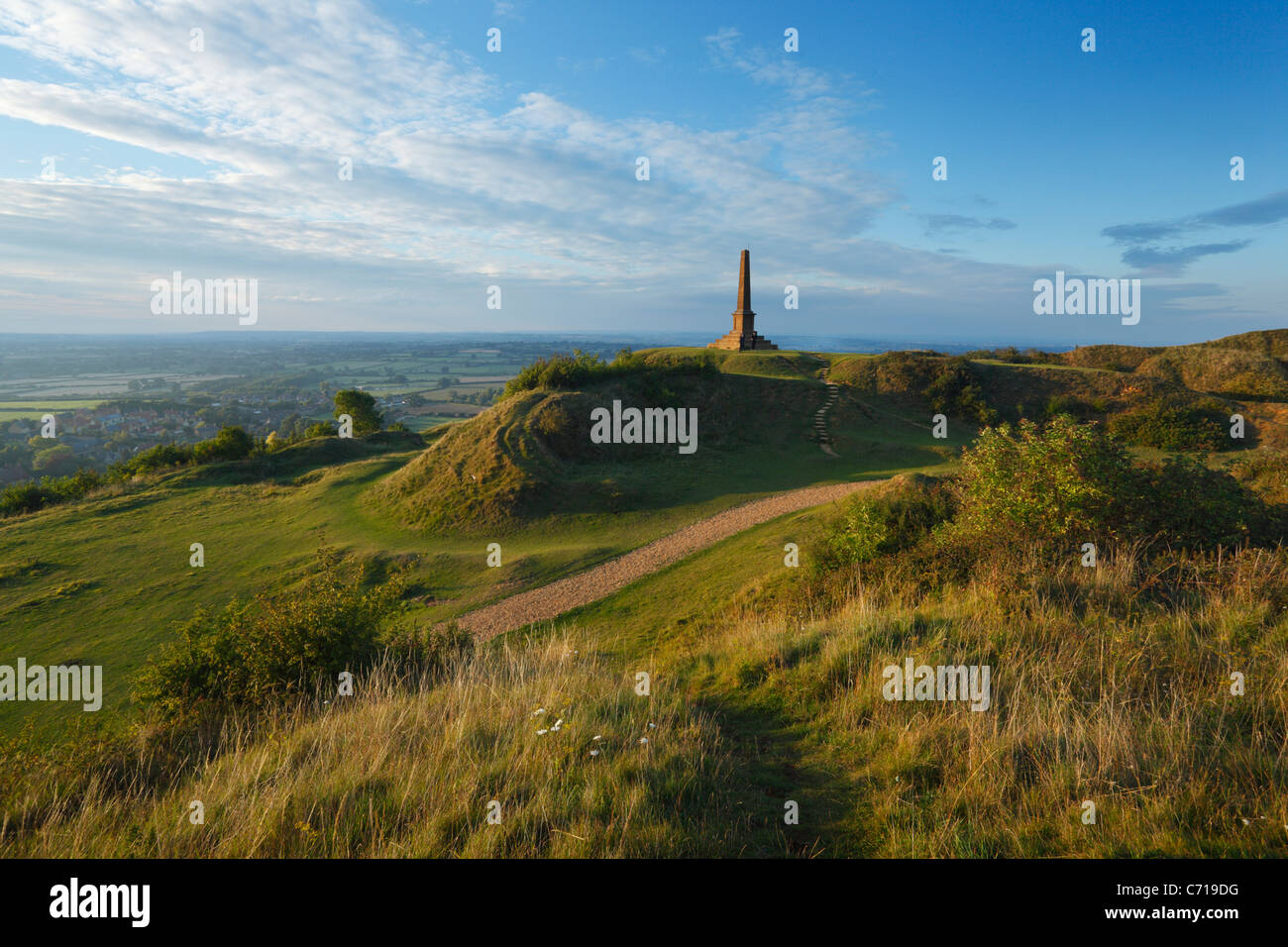 War Memorial at Ham Hill Country Park. Somerset. England. UK Stock ...