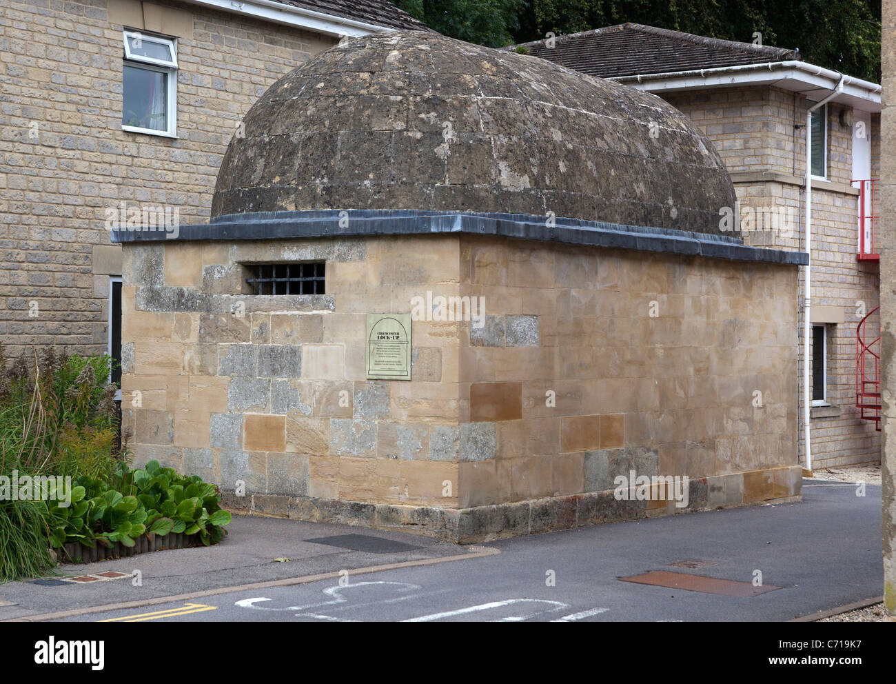 The Old Village Lock Up or Gaol Cirencester Stock Photo - Alamy