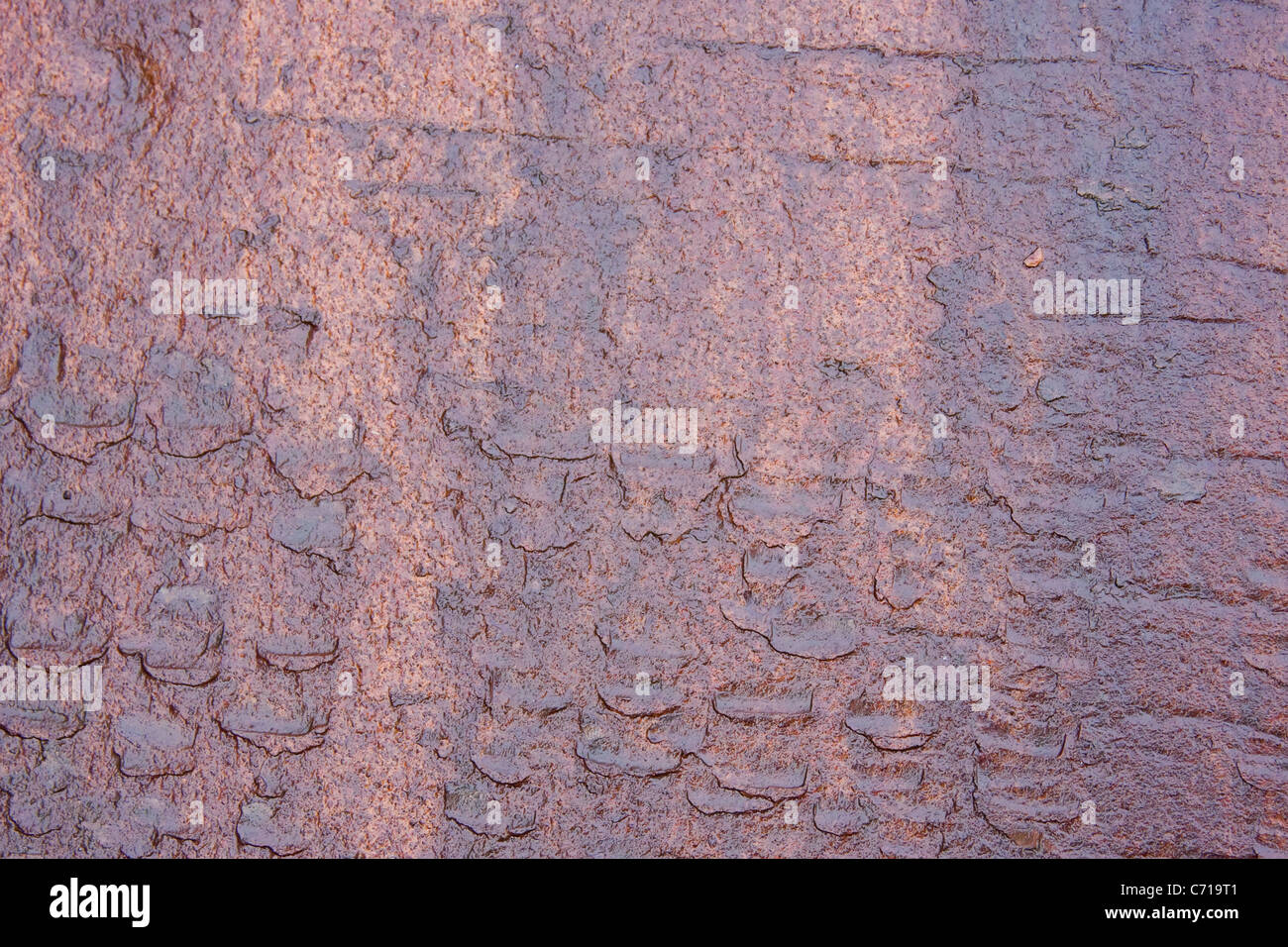Abstract Background of Red Flaking Steel Stock Photo - Alamy