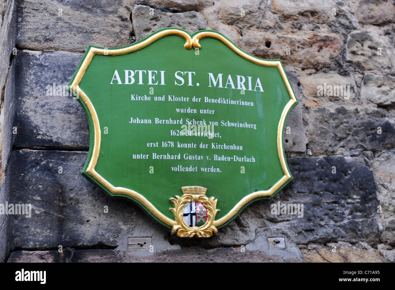 German abbey hi-res stock photography and images - Alamy