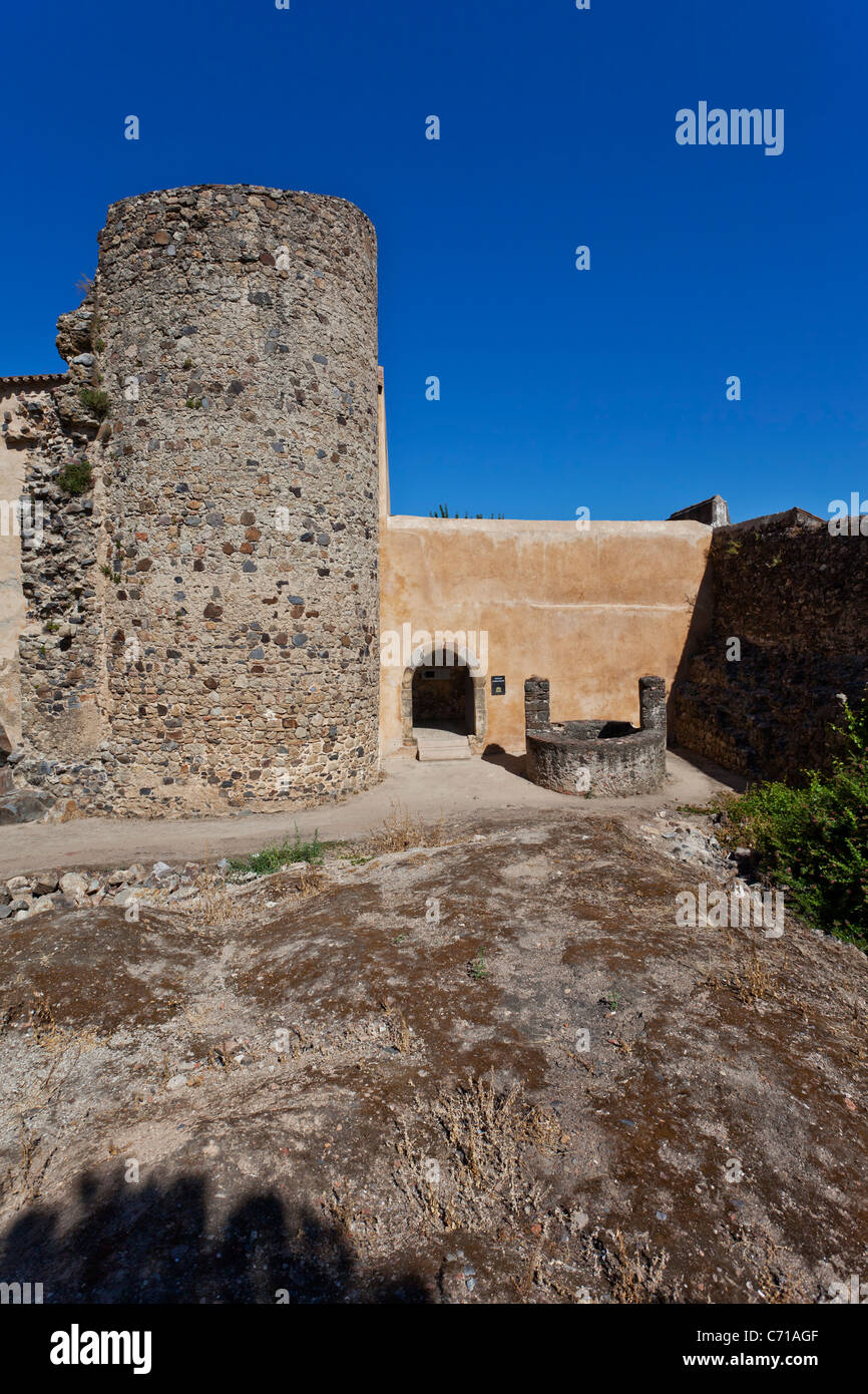 Interior of the medieval Castelo de Vide Castle. Castelo de Vide ...