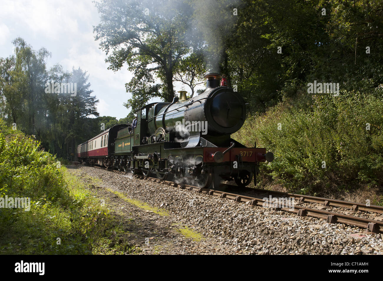 Cornish Branch Line Steam Stock Photo - Alamy