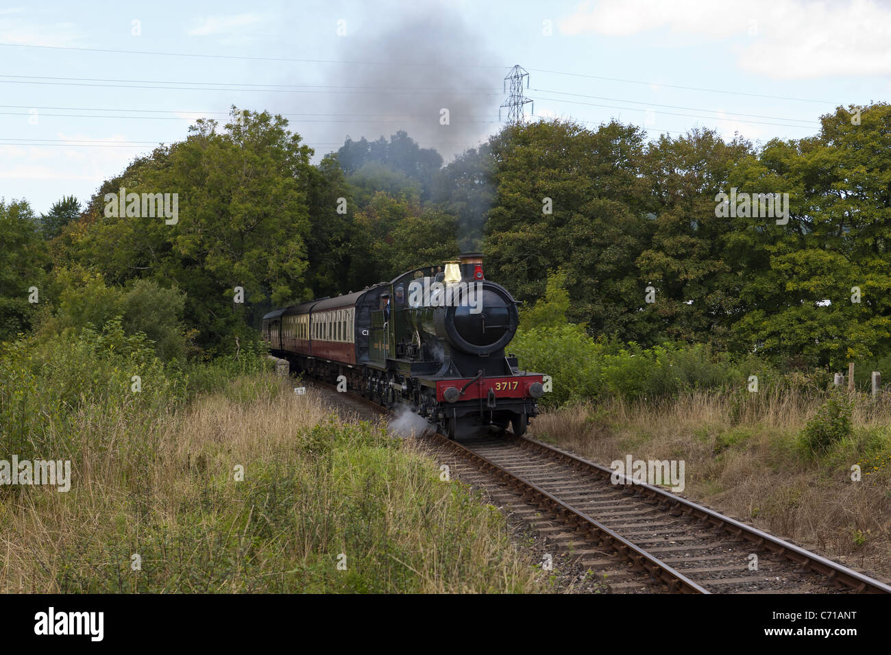 Cornish Branch Line Steam Stock Photo - Alamy