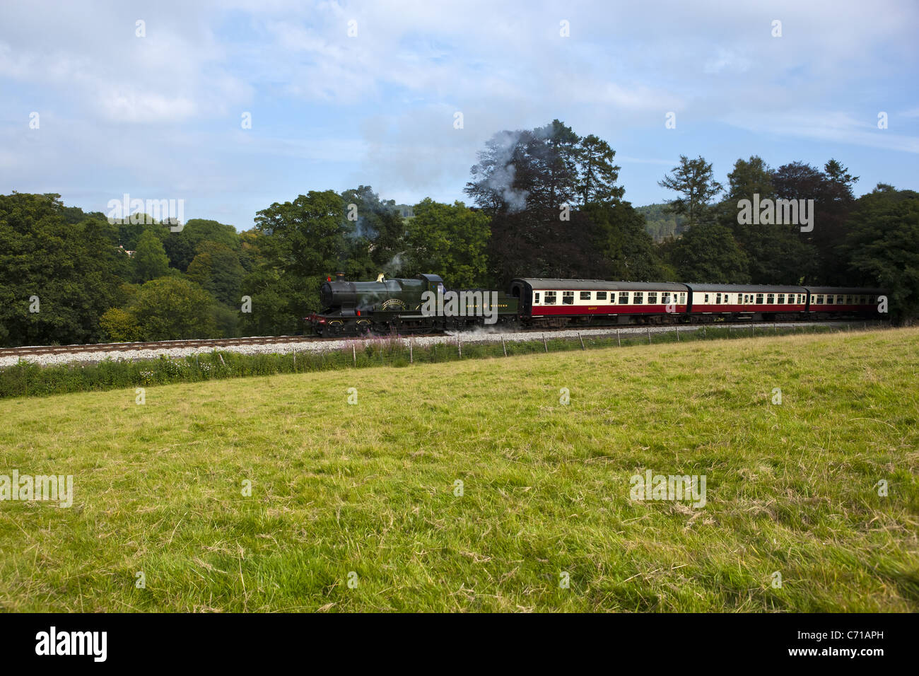 Cornish Branch Line Steam Stock Photo - Alamy