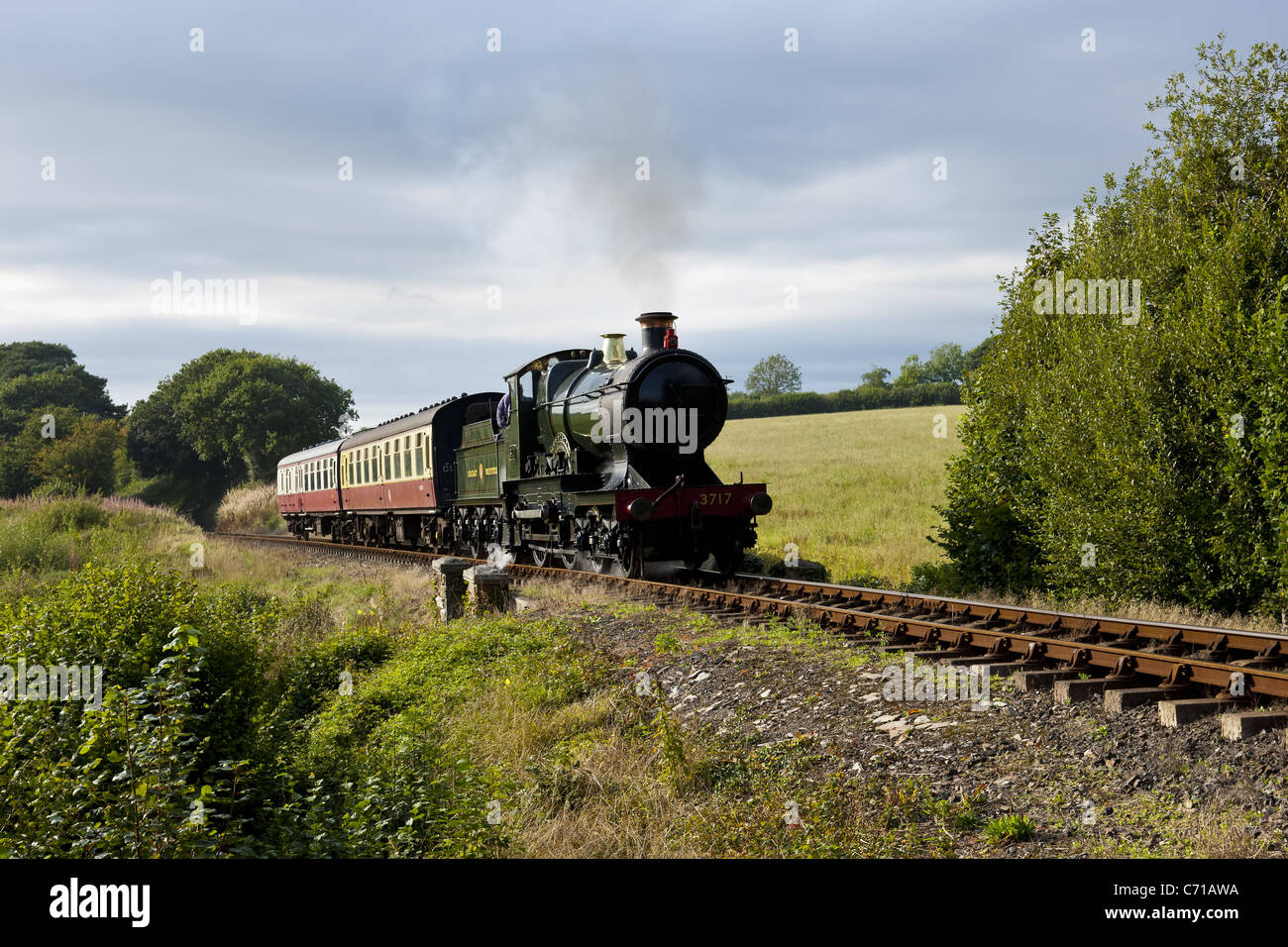 Cornish Branch Line Steam Stock Photo - Alamy