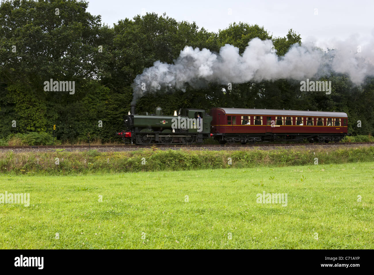 Cornish Branch Line Steam Stock Photo - Alamy