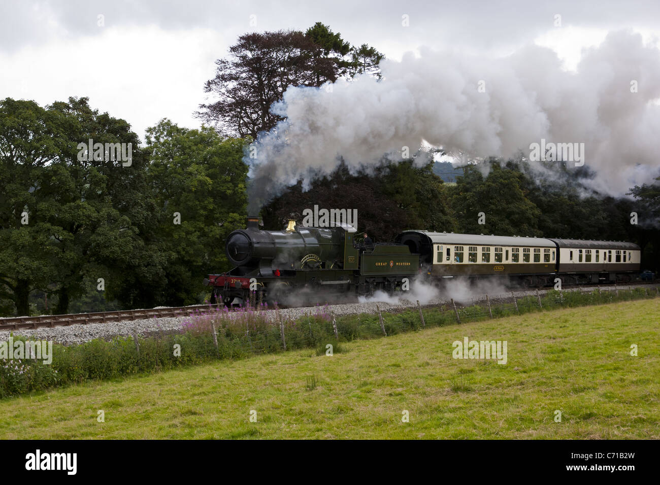 Cornish Branch Line Steam Stock Photo - Alamy
