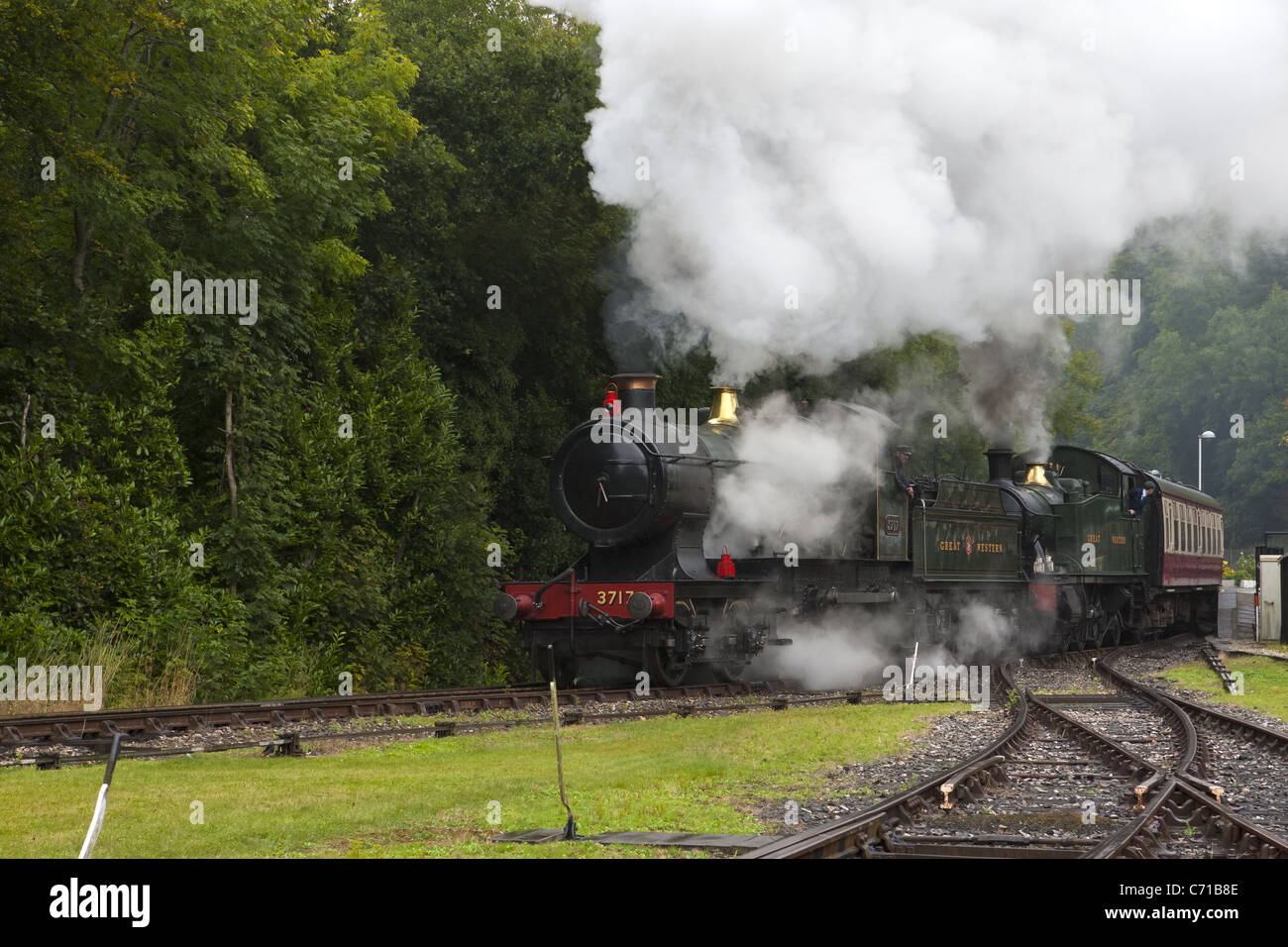 Cornish Branch Line Steam Stock Photo - Alamy