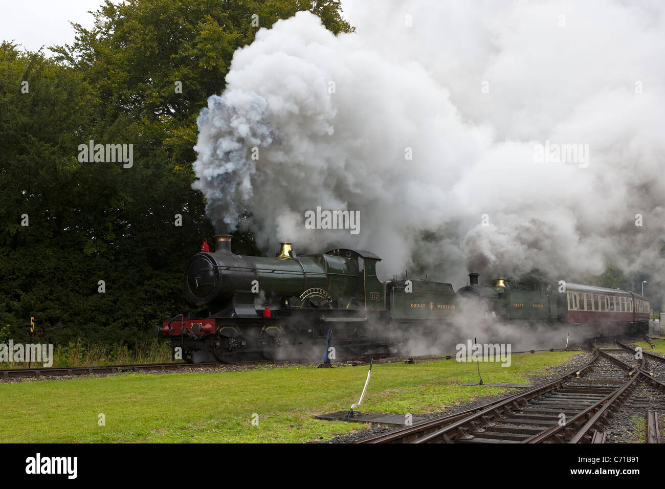 Cornish Branch Line Steam Stock Photo - Alamy