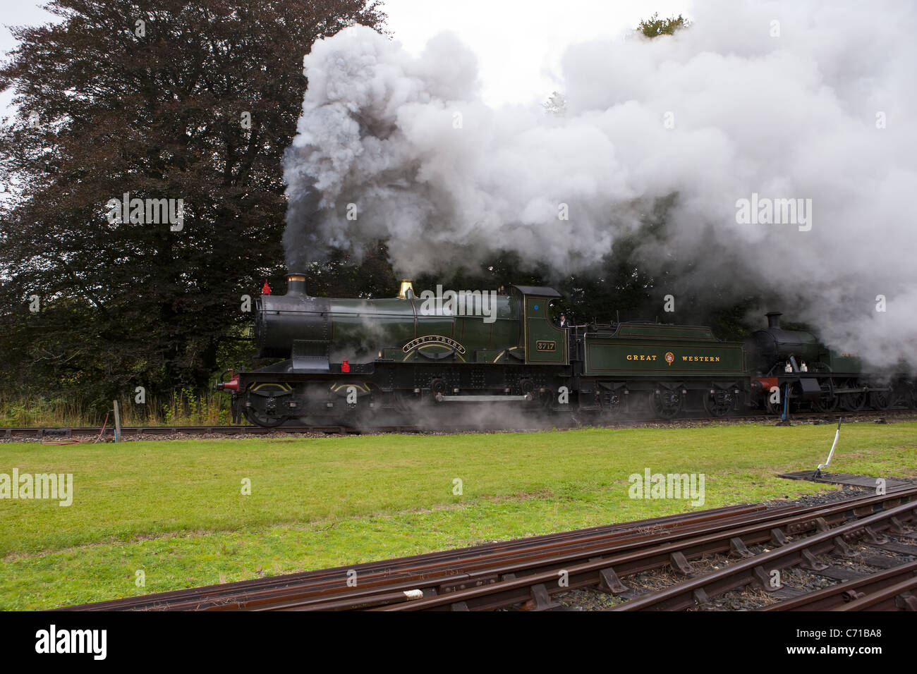 Cornish Branch Line Steam Stock Photo - Alamy