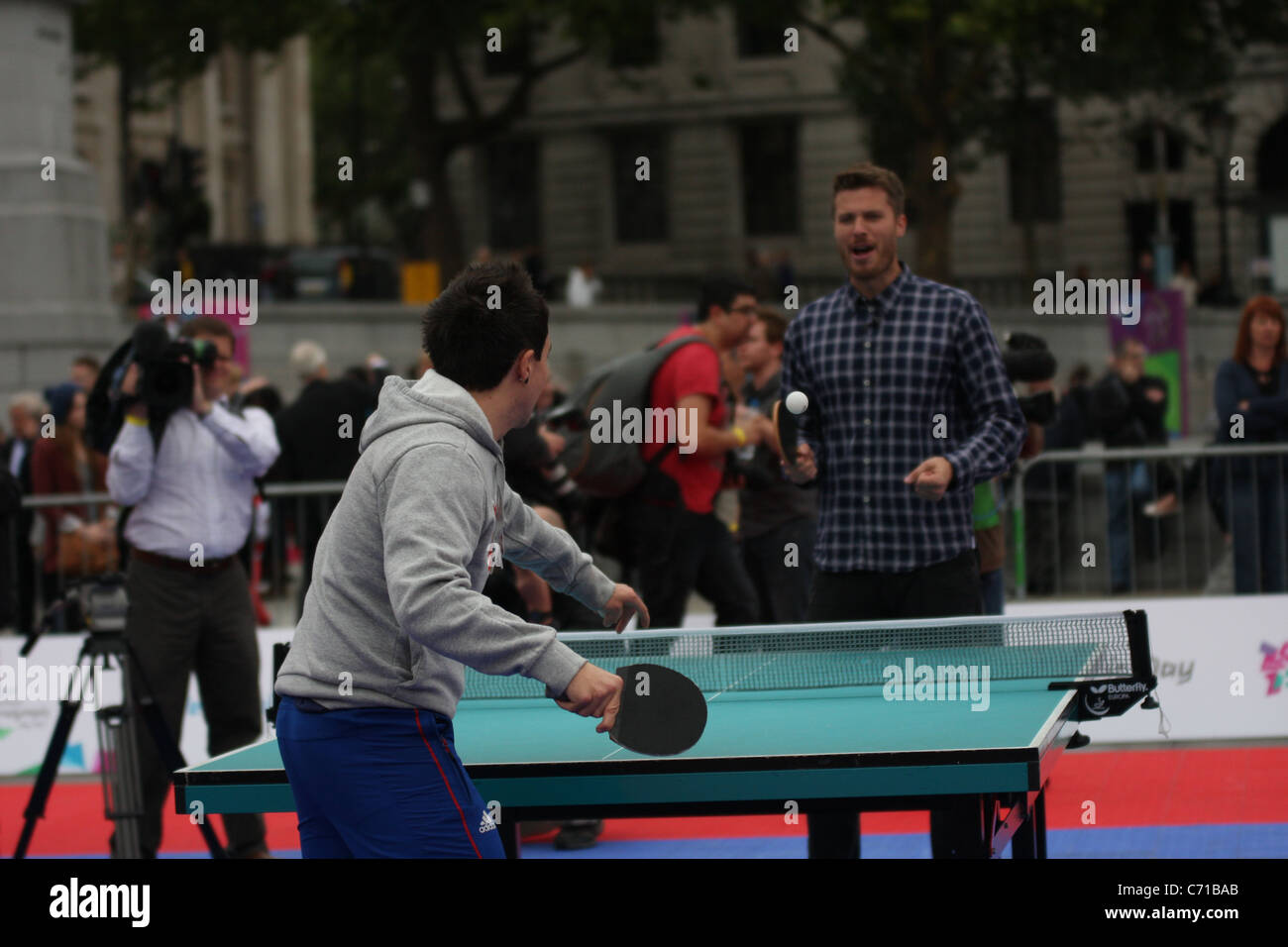 Will Bayley at the International Paralympic Day, Trafalgar Sq ...