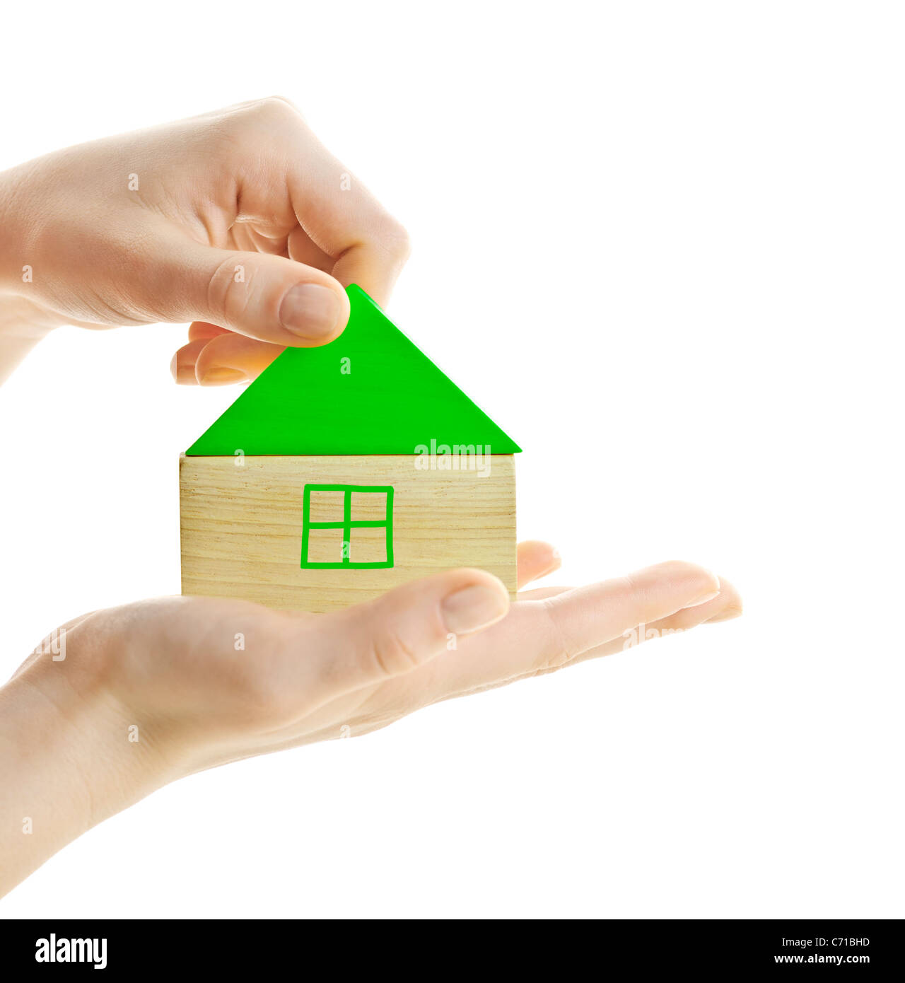 Modular house build Cut Out Stock Images & Pictures - Alamy