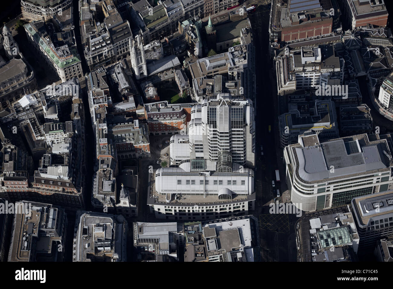 Aerial view of London buildings Stock Photo - Alamy