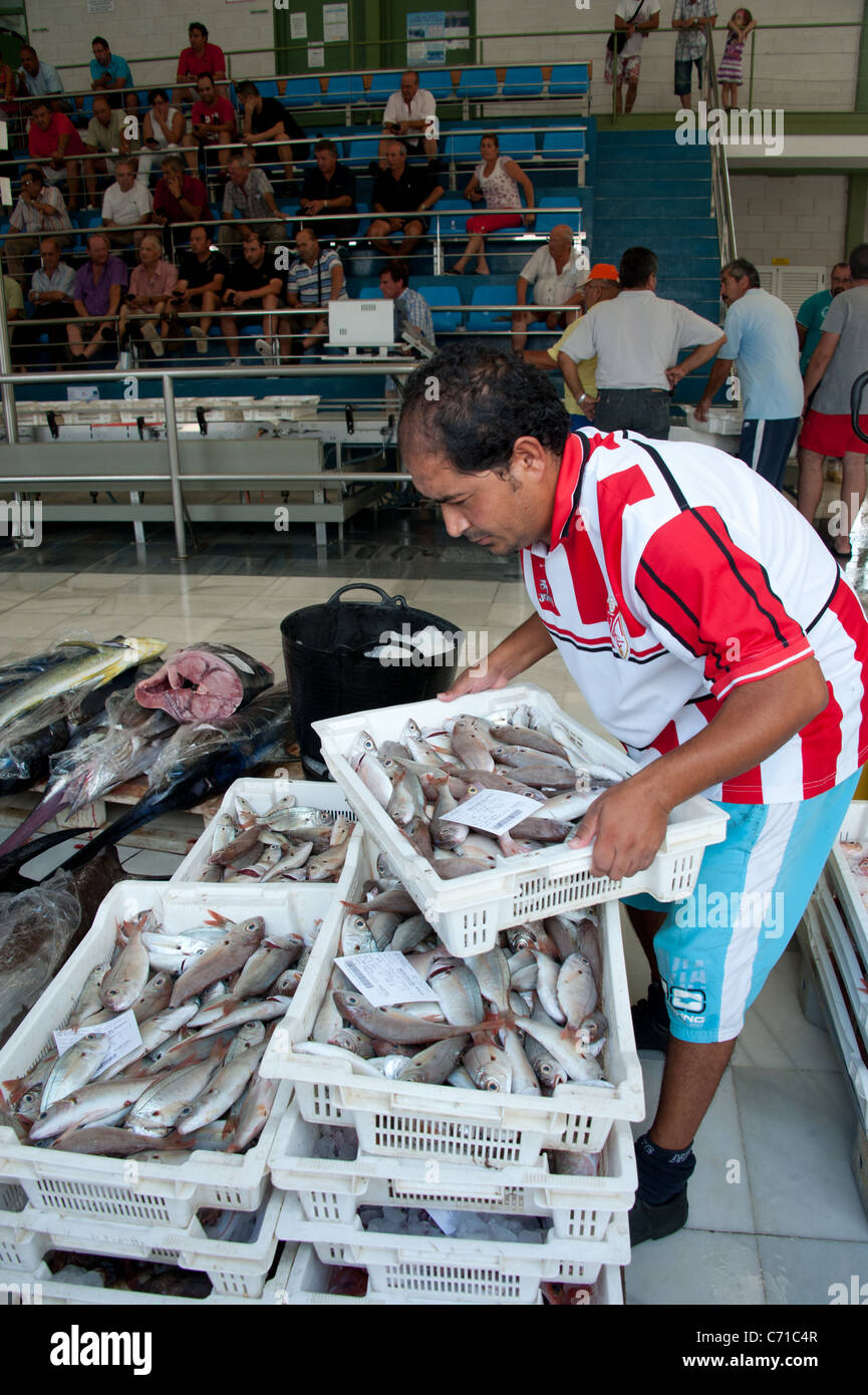Fish market, Garrucha, Spain Stock Photo - Alamy