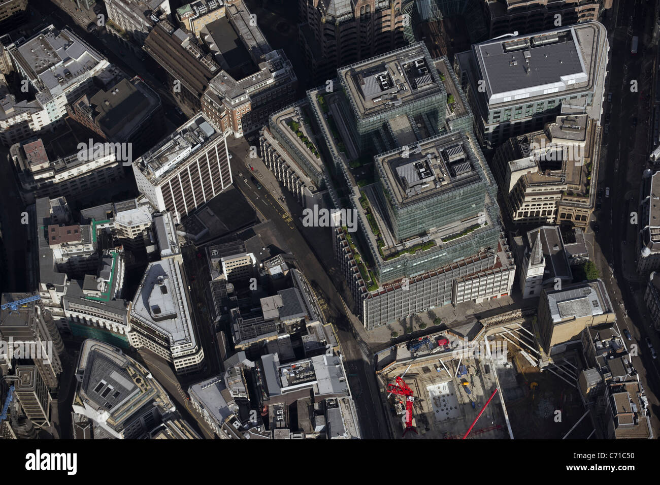 Aerial view of London buildings Stock Photo - Alamy