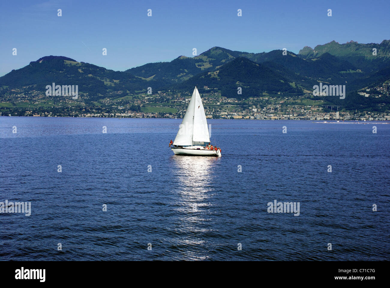 Waterscape, Lake Geneva, Switzerland Stock Photo - Alamy
