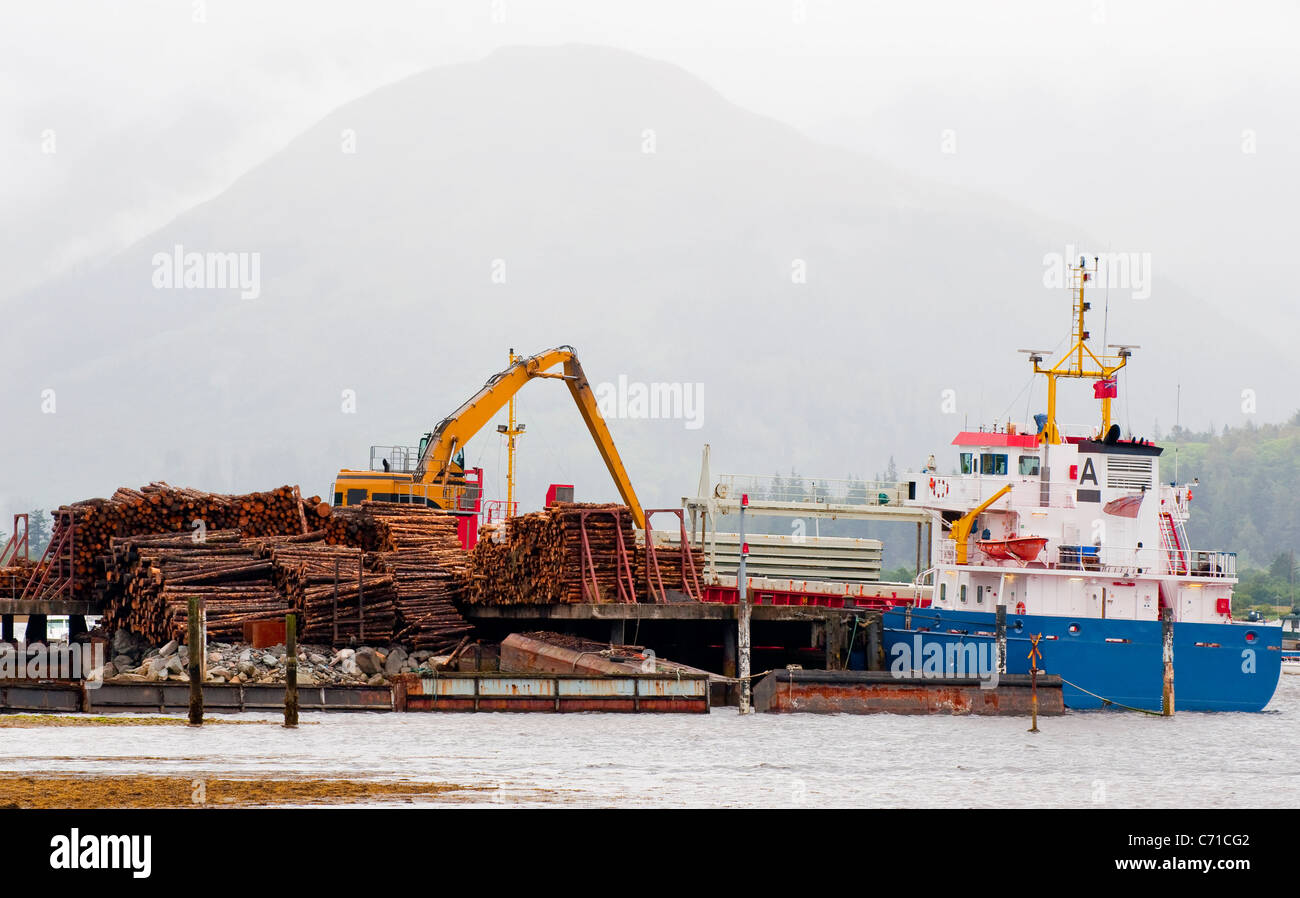 Logging boat hi-res stock photography and images - Alamy