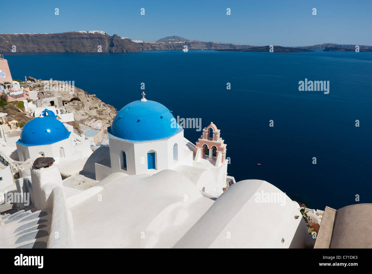 Famous blue dome church hi-res stock photography and images - Alamy