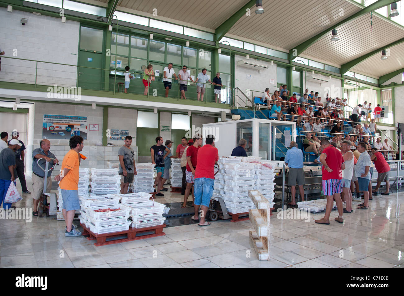 Fish market, Garrucha, Spain Stock Photo - Alamy
