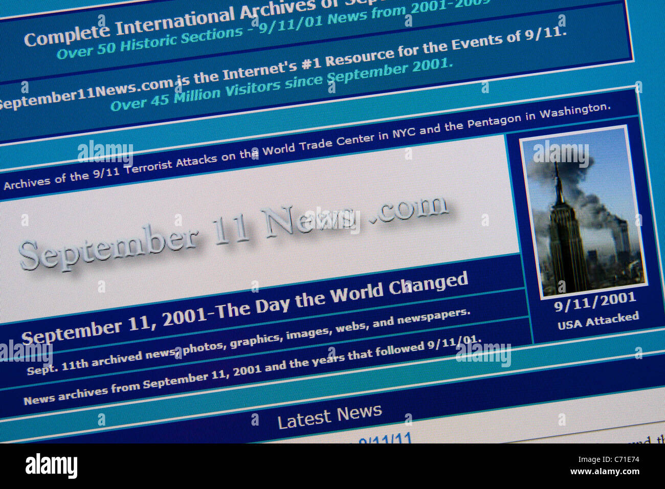 News september 11 hi-res stock photography and images - Alamy