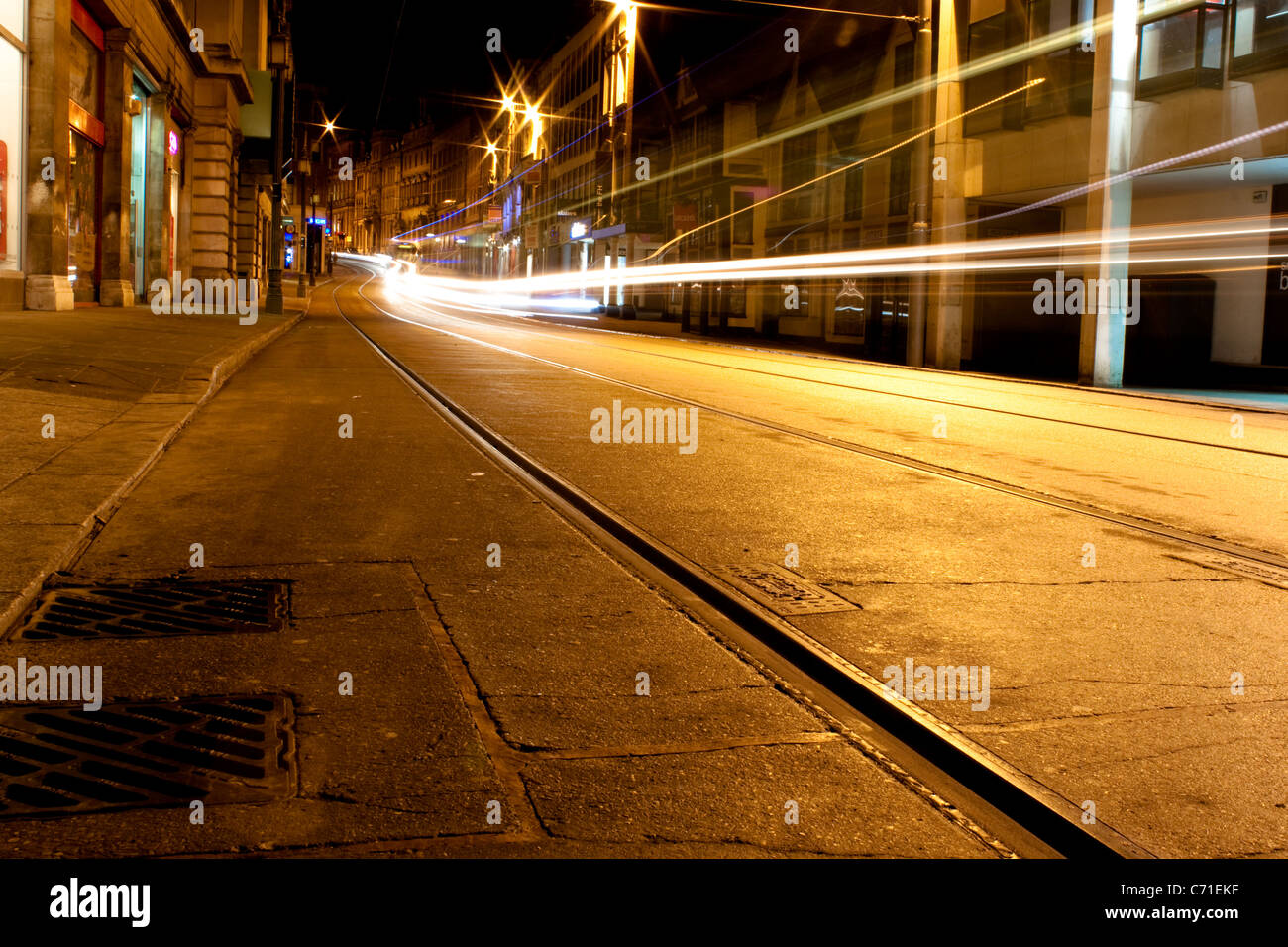 Light Night Nottingham High Resolution Stock Photography and Images - Alamy
