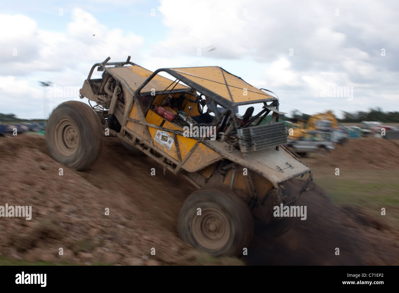 Land Rover racing Stock Photo - Alamy