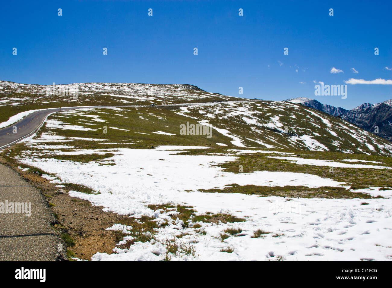 Trail Ridge Road provides spectacular view of the majestic scenery of ...