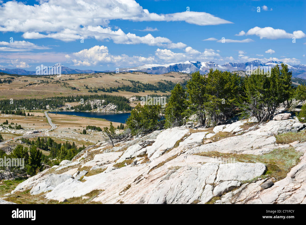 Beartooth Highway, scenic byway, which passes through Beartooth ...