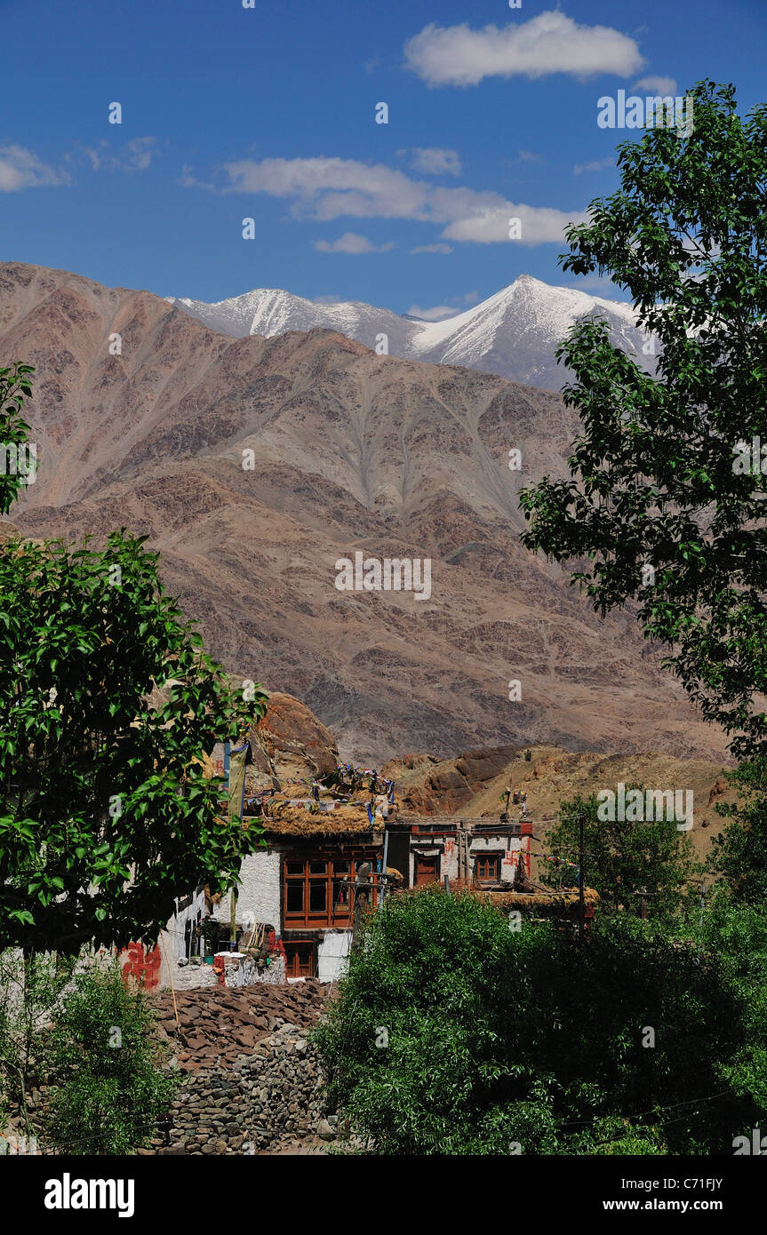 Mountain view from Hemis village Stock Photo - Alamy