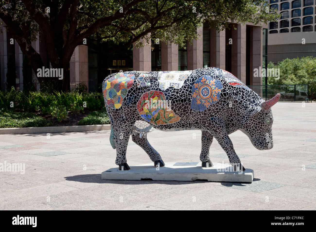 Austin Art Cow Parade - Austin, Texas 2011 Stock Photo - Alamy