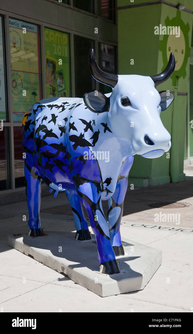 Austin Art Cow Parade - Austin, Texas 2011 Stock Photo - Alamy
