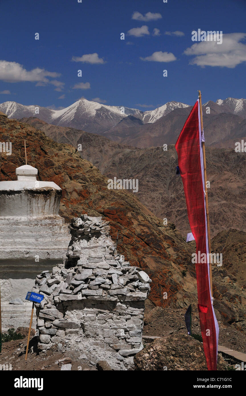 Mountain view from Hemis village Stock Photo - Alamy