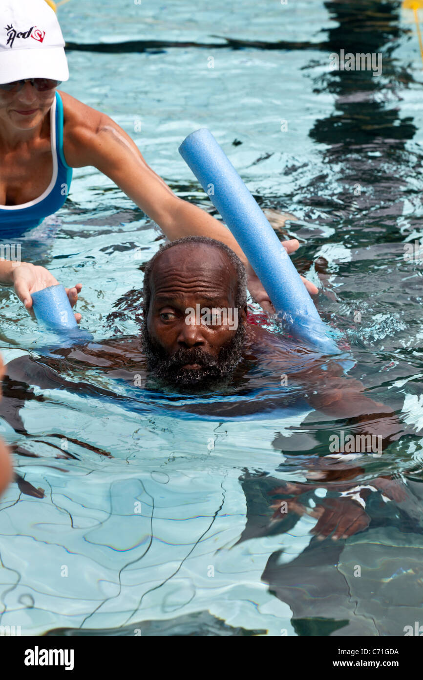 Acquired brain injury patients with disabilities participate in an ...