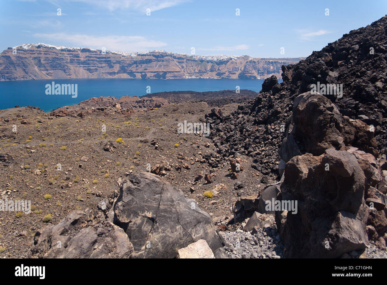 Volcano caldera santorini hi-res stock photography and images - Alamy