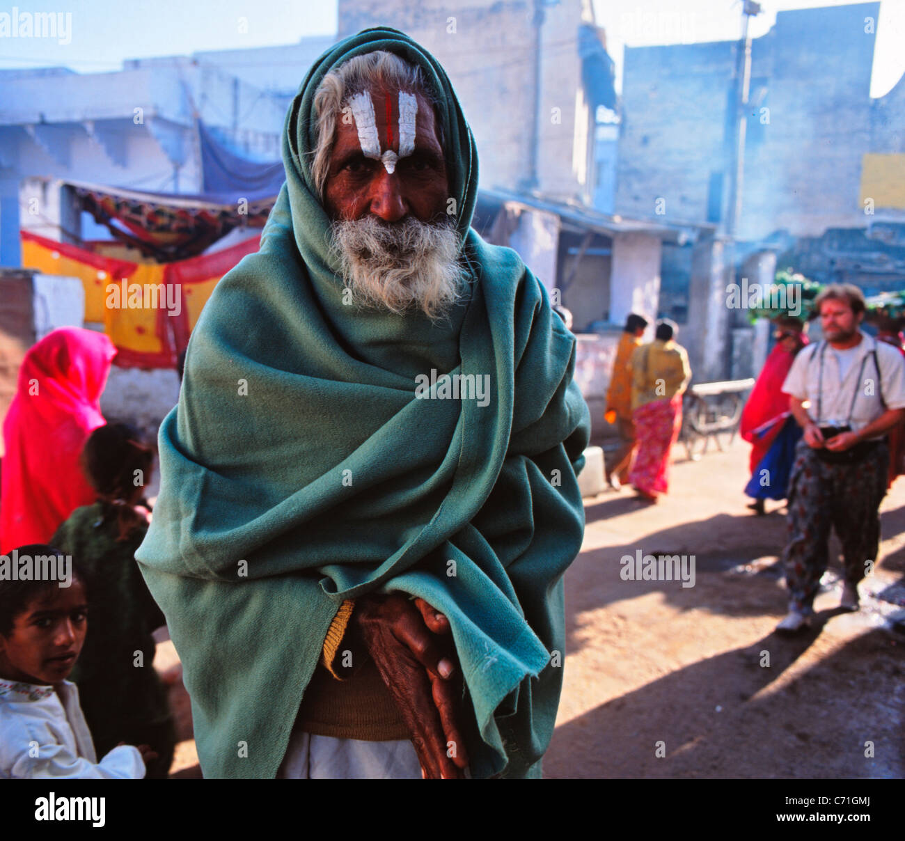Hindu Pilgrim, Pushkar Camel Festival, Rajasthan, India Stock Photo - Alamy