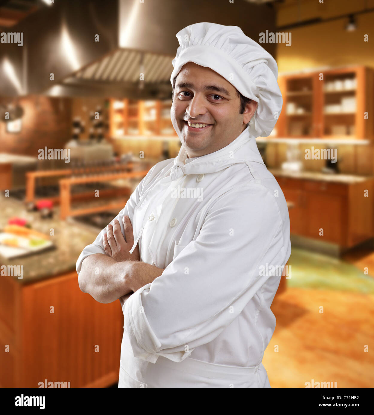 Portrait of a chef Stock Photo - Alamy