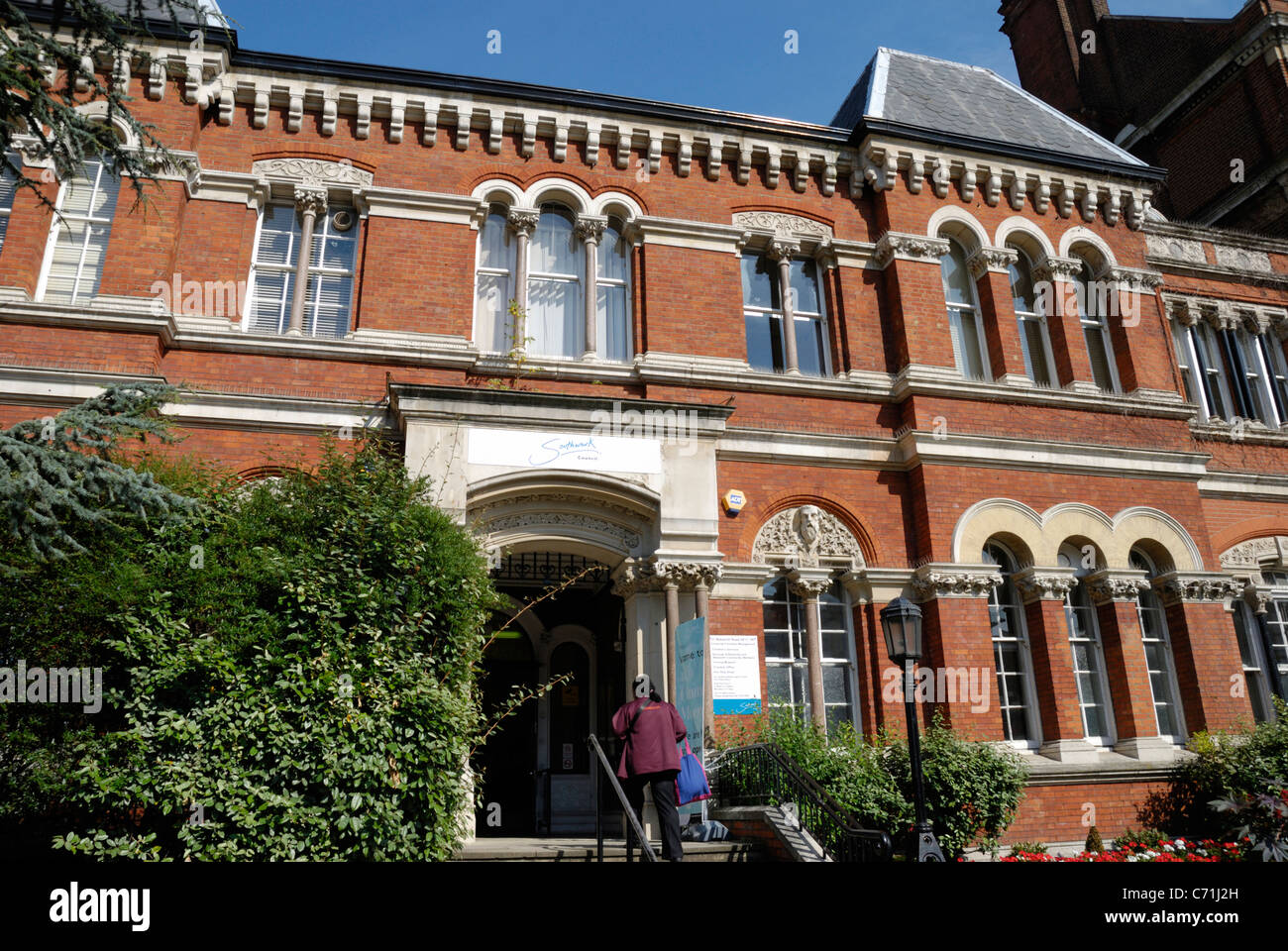 Southwark Council building on Walworth Road, London, England Stock ...