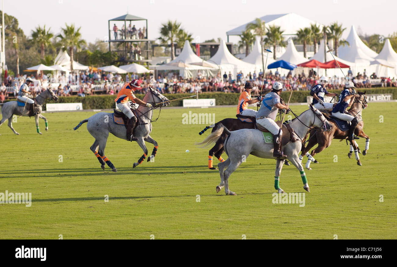 Polo tournament in Santa Maria Polo Club,Sotogrande Stock Photo - Alamy