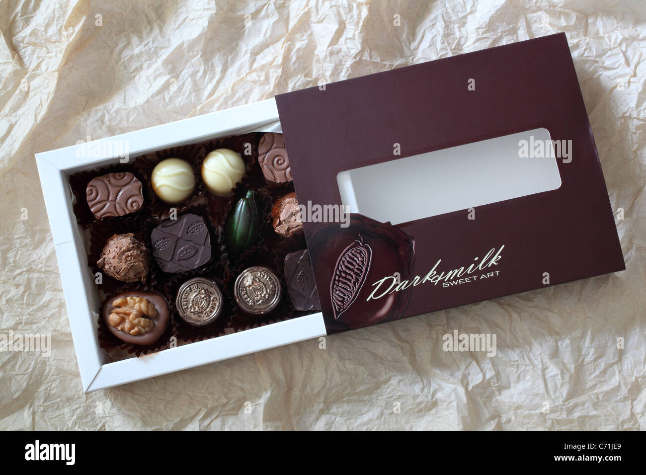 chocolate bonbon assorted Stock Photo - Alamy