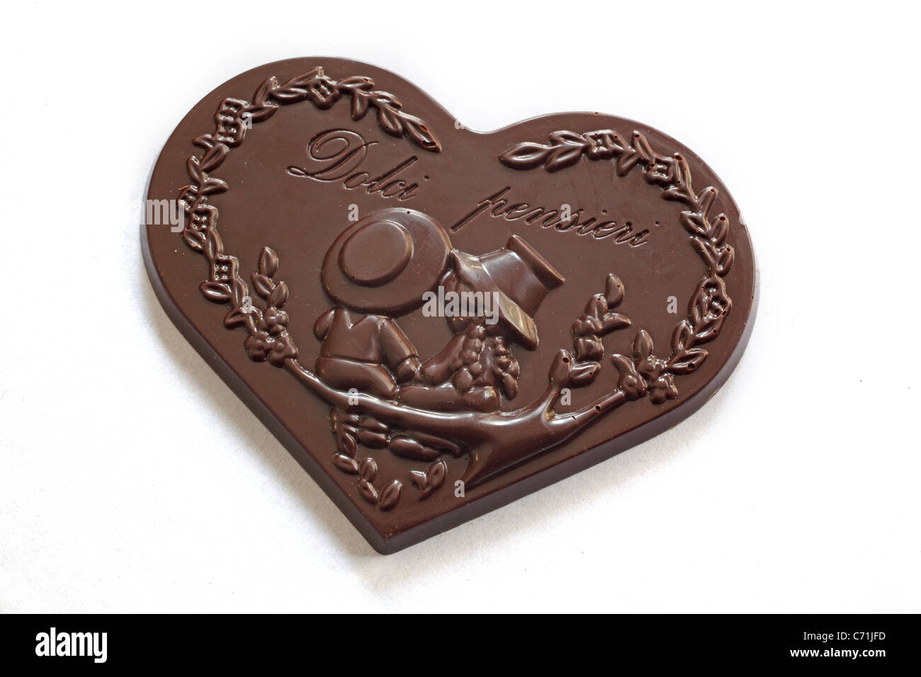 heart chocolate bar Stock Photo - Alamy