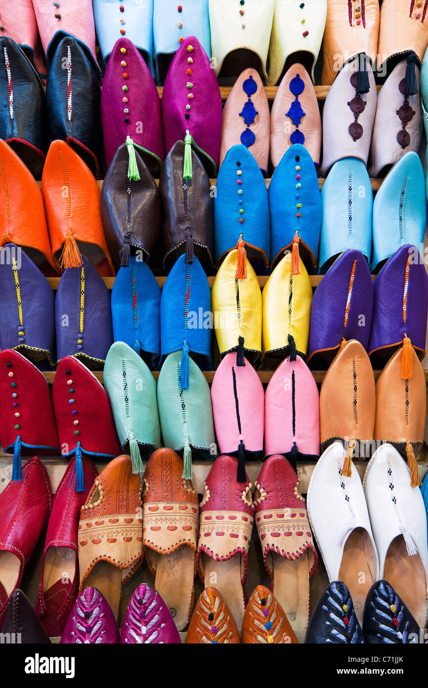 Moroccan babouche slippers hi-res stock photography and images - Alamy