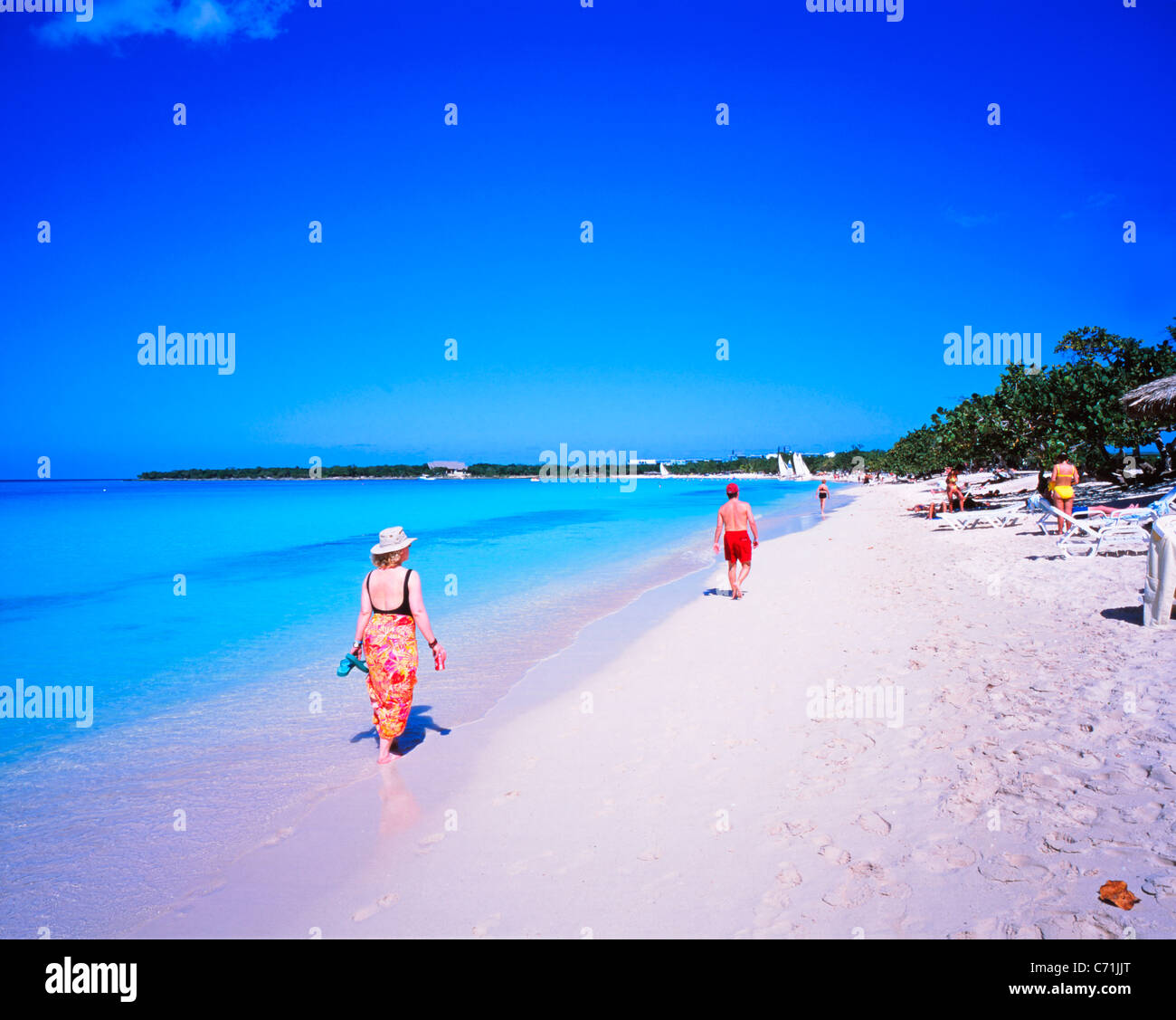 Playa Pesquero, near Guardalavaca, Holguin Province, Cuba Stock Photo ...