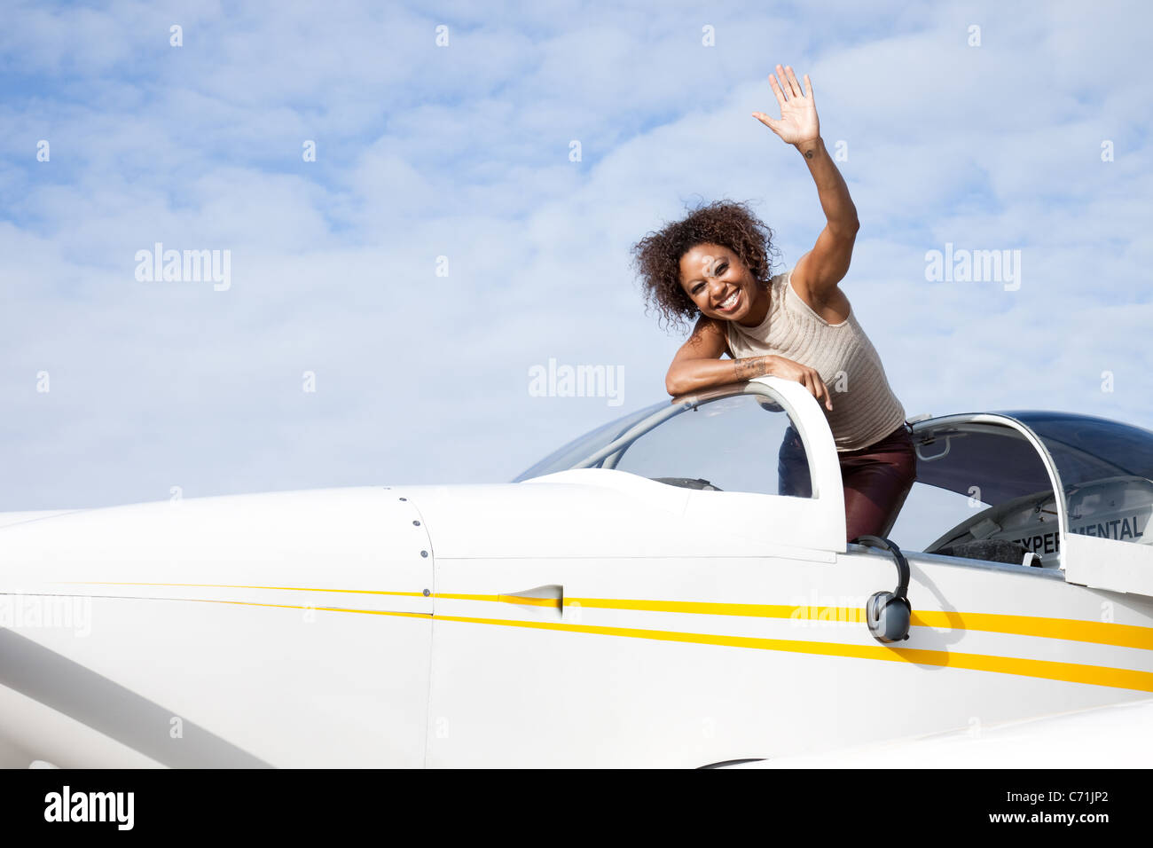 African pilot plane hi-res stock photography and images - Alamy