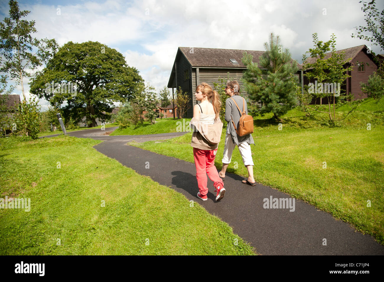 A mother and daughter at Bluestone National Park resort holiday ...