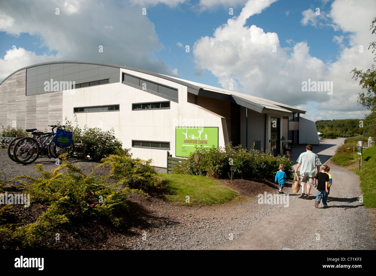 The adventure centre building at Bluestone National Park resort holiday ...